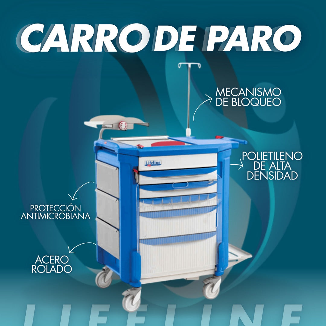Carro de Paro Lifeline – Solumedix