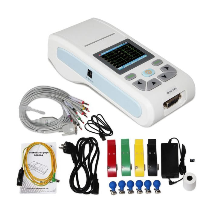 Electrocardiógrafo 3 Canales Portátil – Solumedix